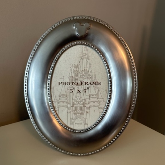 Disney | Accents | Disney Silver Picture Frame 5x7 | Poshmark